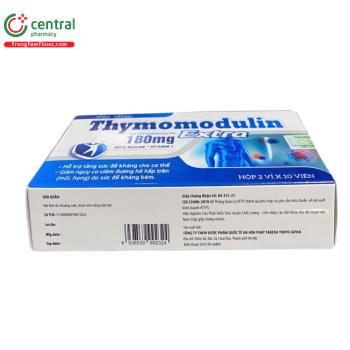 Thuốc Thymomodulin Extra 180mg tăng cường miễn dịch cho cơ thể khỏe mạnh