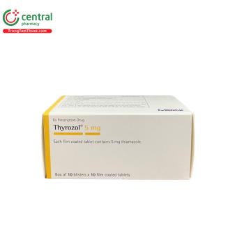Thuốc Thyrozol 5mg điều trị cường giáp hiệu quả, an toàn
