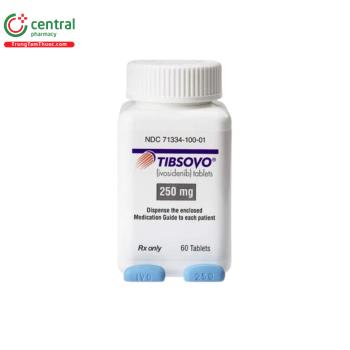 Thuốc Tibsovo 250mg điều trị bệnh bạch cầu dòng tủy cấp có đột biến IDH1