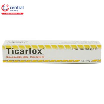 [CHÍNH HÃNG] Kem trị sẹo Ticarlox 10g: Tác dụng, chỉ định, cách dùng