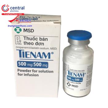 Thuốc Tienam 500mg/500mg: Tác dụng, liều dùng và cách dùng
