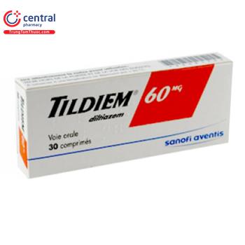 Thuốc Tildiem 60mg điều trị dự phòng cơn đau thắt ngực