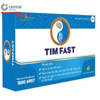 Thuốc Tim Fast - Giúp tăng cường lưu thông máu, làm tan cục máu đông