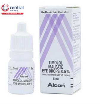 [CHÍNH HÃNG] Thuốc nhỏ mắt Timolol Maleate 0.5% 5ml trị tăng nhãn áp