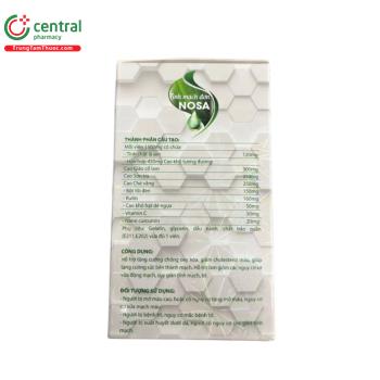 Tĩnh Mạch Đơn Nosa - Tăng cường chống oxy hóa, giảm suy giãn tĩnh mạch