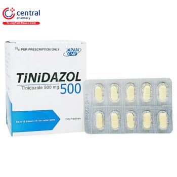 [CHÍNH HÃNG] Thuốc Tinidazol 500 DHG - Thuốc kháng khuẩn hiệu quả