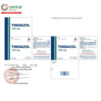 Thuốc Tinidazol 500mg Domesco - Dự phòng nhiễm khuẩn hậu phẫu thuật