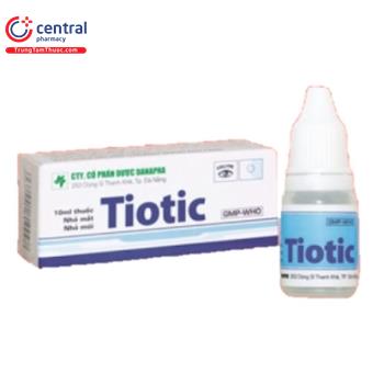 [CHÍNH HÃNG] Tiotic - Thuốc nhỏ mắt, nhỏ mũi Natri Clorid 0,9%