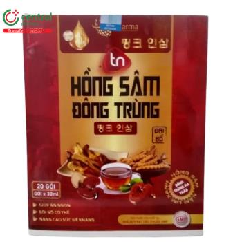 Thuốc TN - Hồng Sâm Đông Trùng bồi bổ sức khỏe, giúp ăn ngon
