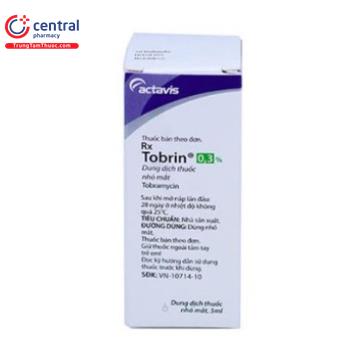 Thuốc nhỏ mắt Tobrin 0.3%: điều trị nhiễm khuẩn mắt hiệu quả