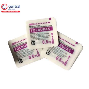 Thuốc Tolbupas 0.5mg: tác dụng, cách dùng và giá bán