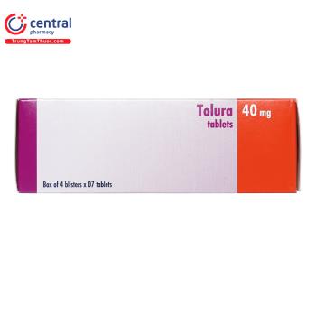 [CHÍNH HÃNG] Thuốc Tolura Tablets 40 mg - điều trị tăng huyết áp