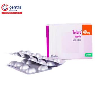 [CHÍNH HÃNG] Thuốc Tolura Tablets 40 mg - điều trị tăng huyết áp