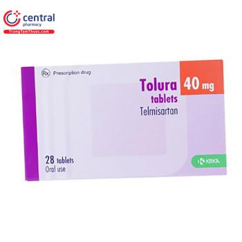[CHÍNH HÃNG] Thuốc Tolura Tablets 40 mg - điều trị tăng huyết áp