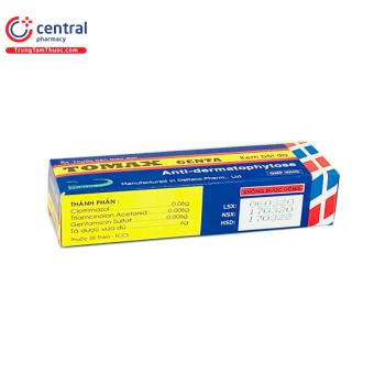 Thuốc bôi da trị nấm Tomax Genta: Chỉ định, liều dùng và cách dùng