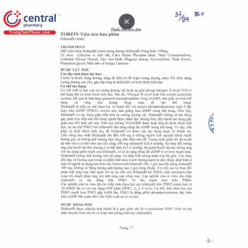 [CHÍNH HÃNG] Thuốc Torfin 100 giúp điều trị rối loạn cương dương