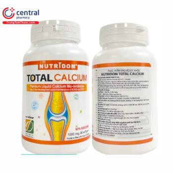 Thuốc Total Calcium bổ sung canxi hàm lượng cao, phát triển hệ xương