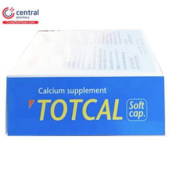 Thuốc Totcal Soft cap. - Thuốc điều trị loãng xương, còi xương