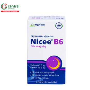Thuốc Nicee B6 - Giúp ngủ ngon, sâu giấc, giảm lo lắng, căng thẳng