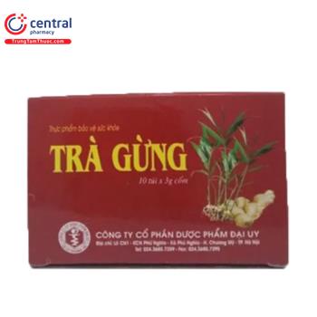 [CHÍNH HÃNG] Trà gừng Đại Uy làm ấm bụng, giảm đầy hơi, khó tiêu