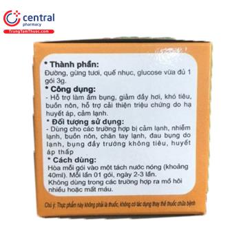 [CHÍNH HÃNG] Trà gừng Đại Uy làm ấm bụng, giảm đầy hơi, khó tiêu