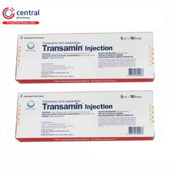 Thuốc Transamin Injection 250mg/5ml - Thuốc ngăn chảy máu phẫu thuật