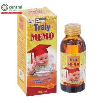 Thuốc Traly Memo - Tăng cường đề kháng, cải thiện tiêu hóa cho trẻ