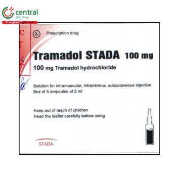 Thuốc Tramadol Stada 100mg điều trị giảm cơn đau từ mức độ vừa tới nặng