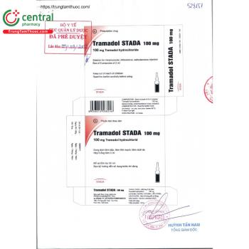 Thuốc Tramadol Stada 100mg điều trị giảm cơn đau từ mức độ vừa tới nặng