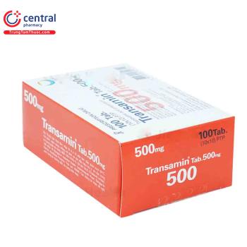 [CHÍNH HÃNG] Thuốc Transamin Tab.500mg có tác dụng cầm máu hiệu quả