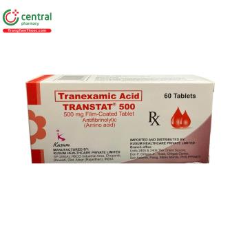 Thuốc Transtat 500 điều trị ngắn hạn và phòng ngừa nguy cơ xuất huyết