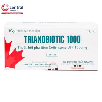 [CHÍNH HÃNG] Thuốc Triaxobiotic 1000 - Giải pháp điều trị nhiễm khuẩn