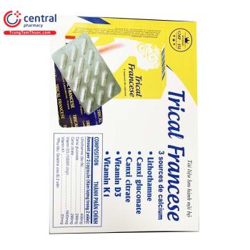 [CHÍNH HÃNG] Trical Francese bổ sung Canxi và Vitamin cho bà bầu