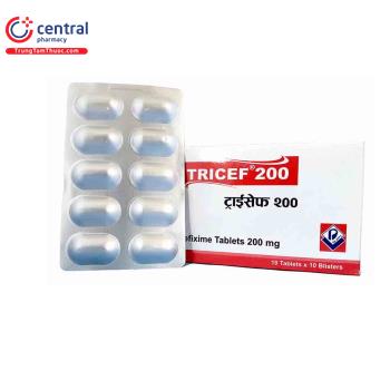 Thuốc Tricef 200 điều trị nhiễm khuẩn da, mô mềm hiệu quả