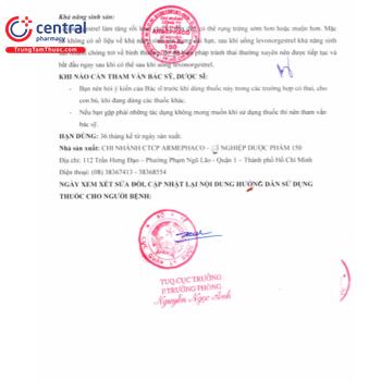 [CHÍNH HÃNG] Thuốc tránh thai Trifème: tác dụng và giá bán