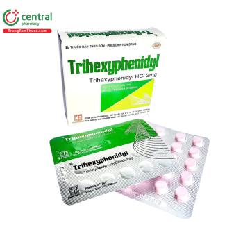 Thuốc Trihexyphenidyl 2mg Pharmedic phụ trợ trong điều trị Parkinson