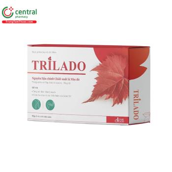 Thuốc TRILADO (Hộp 2 vỉ x 10 viên) - Hỗ trợ điều trị bệnh trĩ