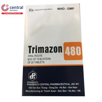 Thuốc Trimazon 480: Tác dụng, Chỉ định, Liều dùng