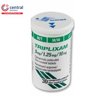 Thuốc Triplixam 5mg/1.25mg/10mg điều trị huyết áp cao hiệu quả