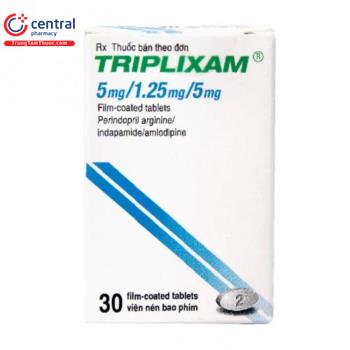Thuốc Triplixam 5mg/1.25mg/5mg - Điều trị cao huyết áp thể nặng