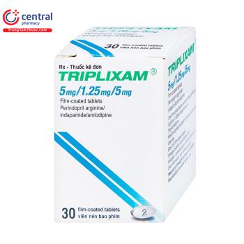 Thuốc Triplixam 5mg/1.25mg/5mg - Điều trị cao huyết áp thể nặng