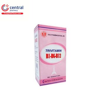 Thuốc Trivitamin B1-B6-B12 hỗ trợ điều trị bệnh thiếu vitamin nhóm B