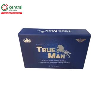 True Man - Hỗ trợ tăng cường sinh lực nam giới, giảm đau lưng mỏi gối
