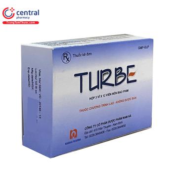 Thuốc Turbe 150/100mg Dược Nam Hà điều trị bệnh lao phổi ở người lớn