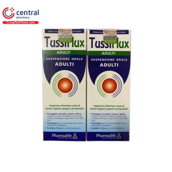 Tussiflux Adult giảm ho đờm, đau rát họng, khan tiếng cho người lớn