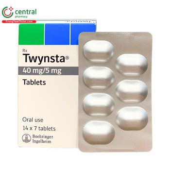 Thuốc Twynsta 40mg/5mg (hộp 14 vỉ x 7 viên) - Điều trị tăng huyết áp