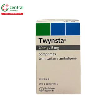 Thuốc Twynsta 40/5mg điều trị cao huyết áp, đau thắt ngực hiệu quả