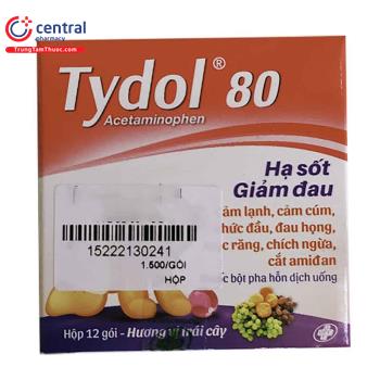 Thuốc Tydol 80mg - Thuốc giảm đau, hạ sốt cho trẻ em