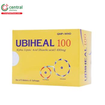 Thuốc Ubiheal 100 điều trị bệnh thần kinh do đái tháo đường