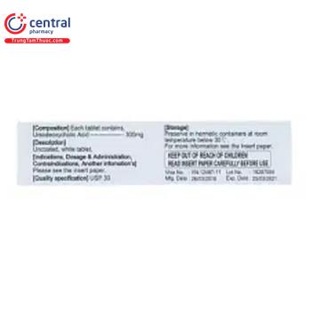 [CHÍNH HÃNG] Thuốc Uldeso Tab. điều trị nghẽn ống mật và túi mật